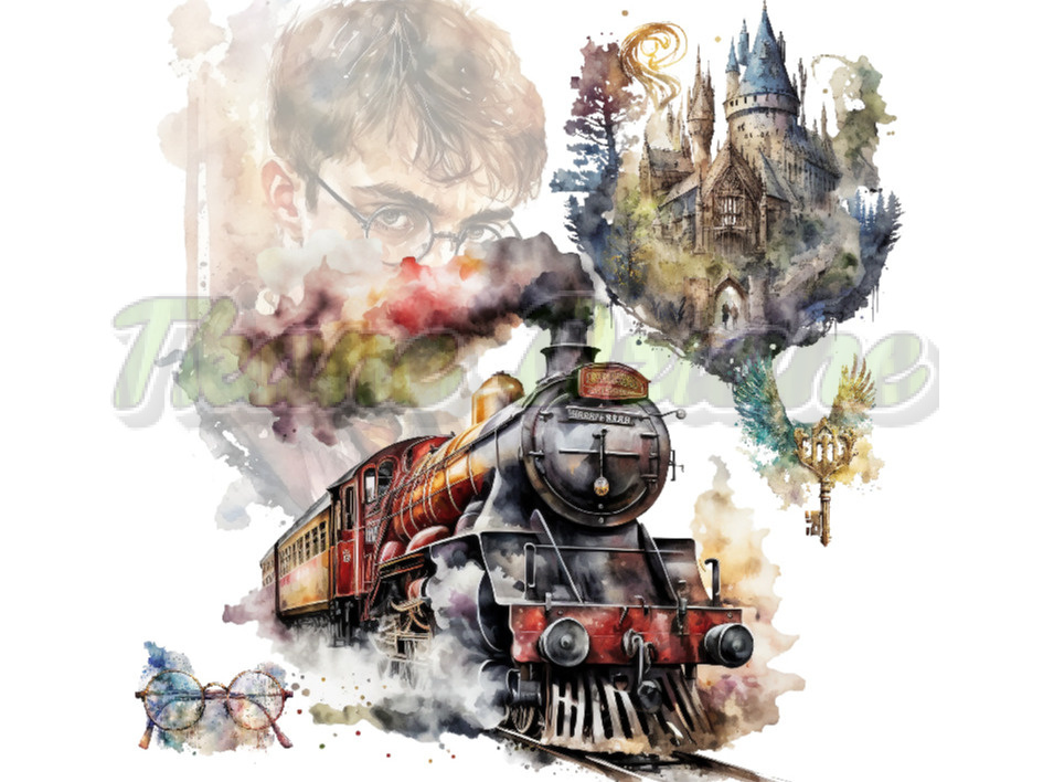 TkaneDziane.pl > PANEL DRUKOWANY SZKOŁA MAGÓW OKULARY I POCIĄG NA ...